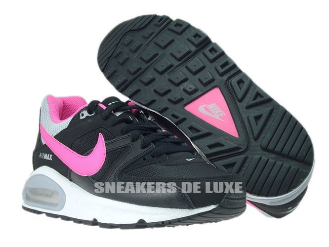 407626-065 Nike Air Max Command Black/Pink Pow-Wolf Grey-White